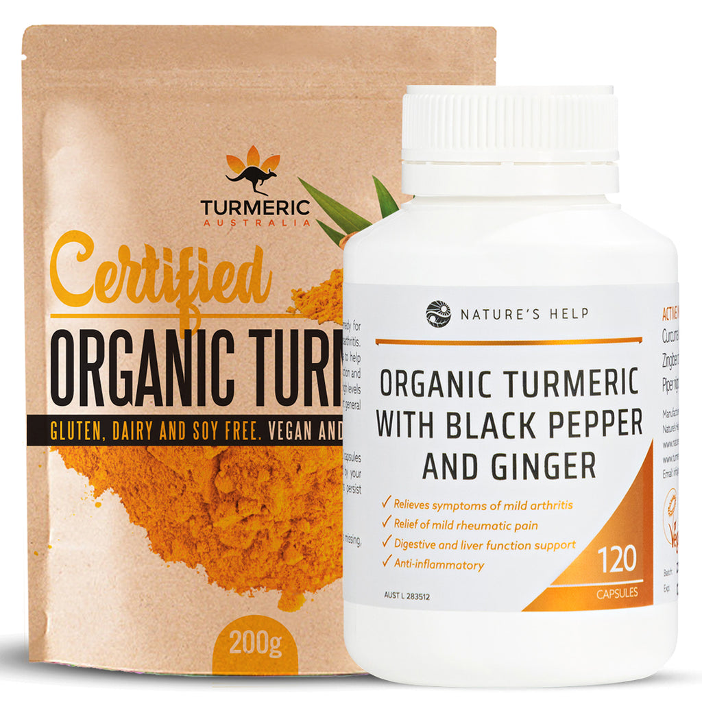 Turmeric Pack – Capsules & Powder – Turmeric Australia