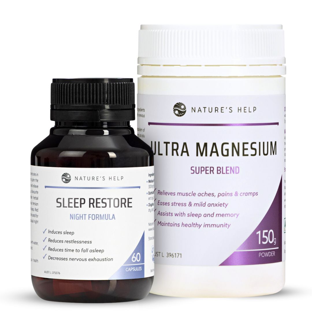 Sleep Restore & Ultra Magnesium Duo – Turmeric Australia