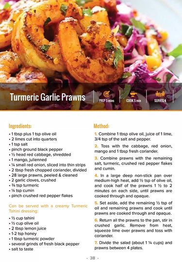 Cooking with Turmeric - 60 Page Printed Recipe Book – Turmeric Australia