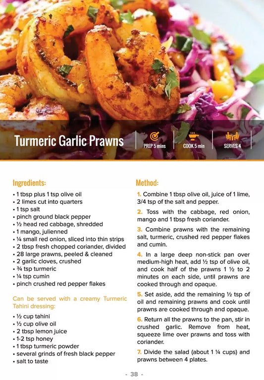 Cooking with Turmeric - 60 Page Printed Recipe Book – Turmeric Australia