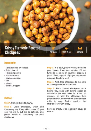 Cooking with Turmeric - 60 Page Printed Recipe Book – Turmeric Australia