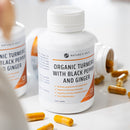 Organic Turmeric Capsules with Black Pepper and Ginger